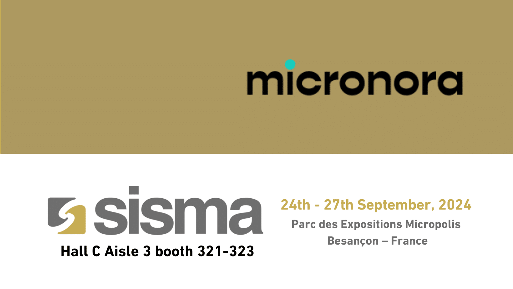 SISMA a MICRONORA BESANÇON 2024 - SISMA